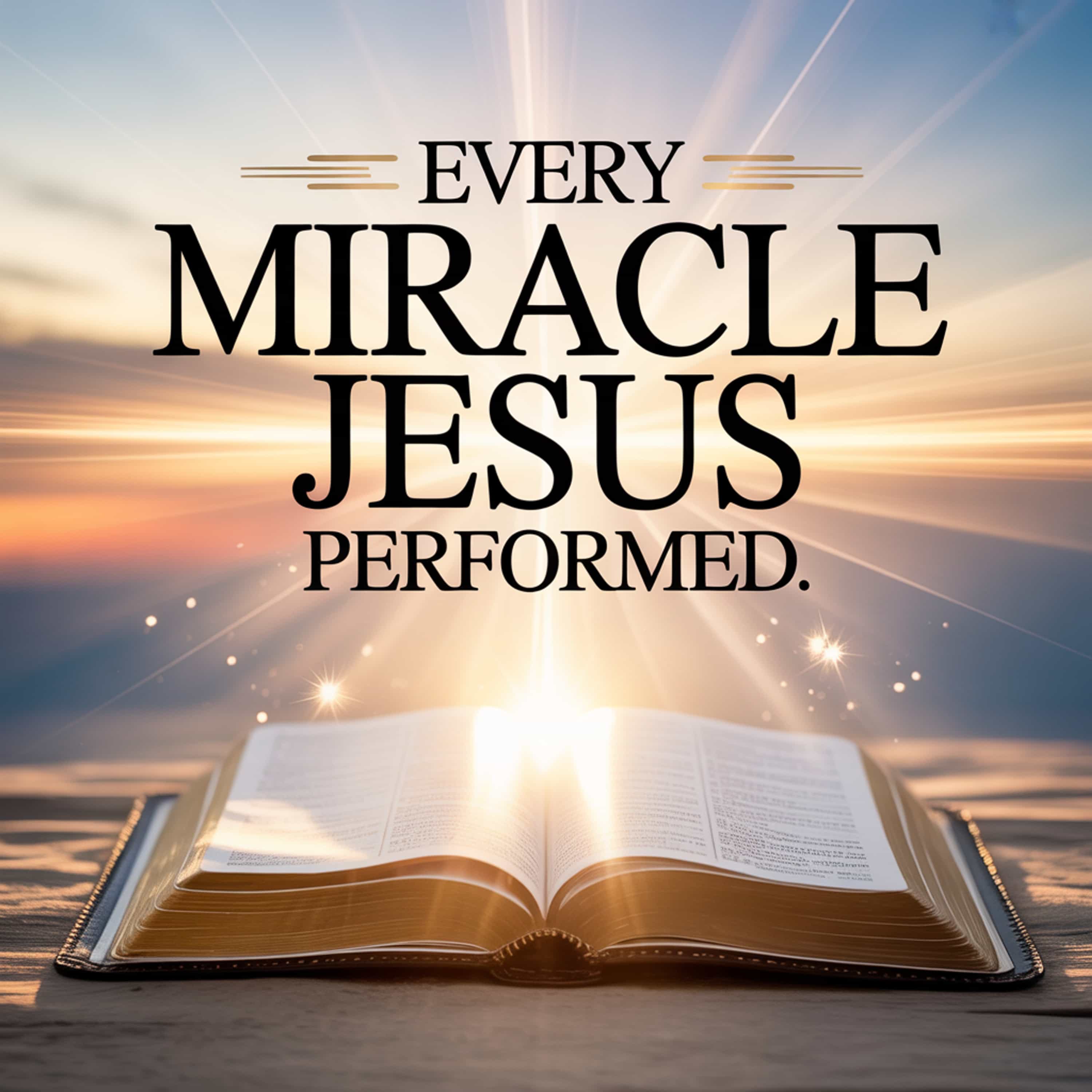 Every miracle Jesus performed | Jellypod